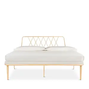 SAFAVIEH Gatsby Bed Queen - Gold