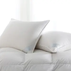 SCANDIA HOME Copenhagen Firm Down Pillow, Queen - White