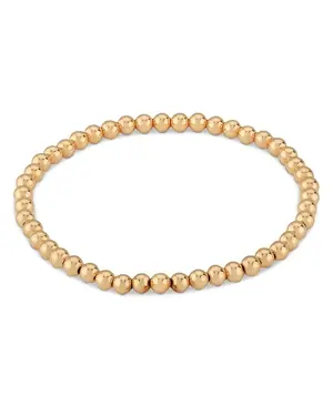 Bloomingdale'S 14k Beaded Bracelet, 4mm - Gold