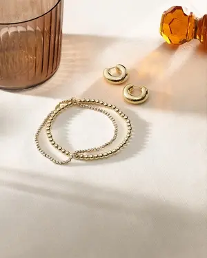 Bloomingdale'S 14k Beaded Bracelet, 4mm