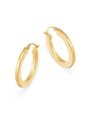 MOON & MEADOW 14k Yellow Hoop Earrings - Gold