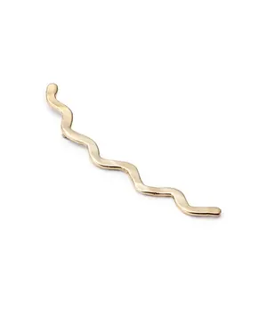 Bloomingdale'S 14k Yellow Zigzag Climber Earrings