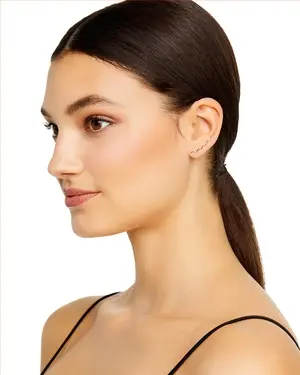 Bloomingdale'S 14k Yellow Zigzag Climber Earrings