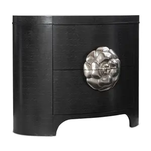 BERNHARDT Silhouette 2 Drawer Rounded Rose Nightstand