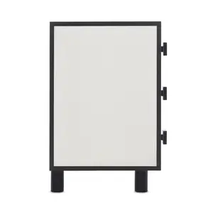 BERNHARDT Silhouette 3 Drawer Nightstand With Square Hardware