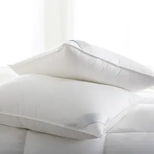 SCANDIA HOME Bergen Firm Down-free Pillow, Queen - White