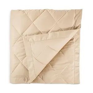 SCANDIA HOME The Diamond Quilted Everyday Down Blanket, King - Cafe