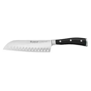 WUSTHOF Classic Ikon Santoku Knife, 7 - Black