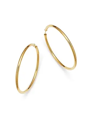 MOON & MEADOW 14k Yellow Hoop Earrings - Gold