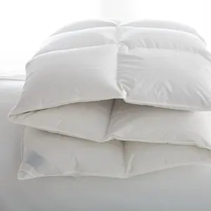 SCANDIA HOME Lucerne Medium Weight Down Comforter, King - White