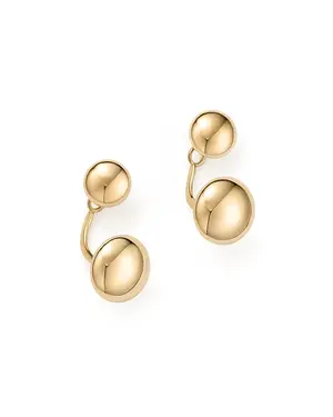 Bloomingdale'S 14k Yellow Ball Ear Jackets - Gold