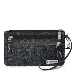 BAGGALLINI Rfid Currency Organizer - Midnight Blossom