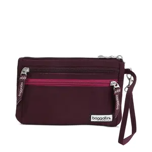 BAGGALLINI Rfid Currency Organizer Mulberry