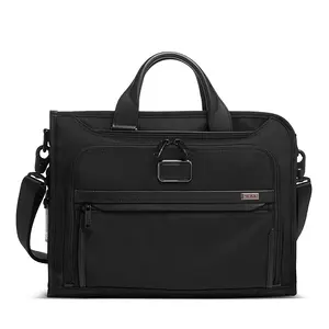 Tumi Alpha 3 Slim Deluxe Portfolio - Black