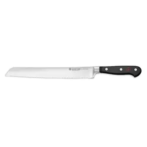 WUSTHOF Classic 9 Double Serrated Bread Knife - Black