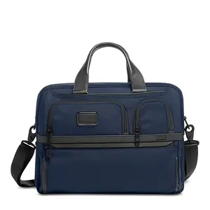 Tumi Alpha 3 Expandable Organizer Laptop Brief - Navy
