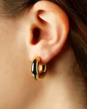 Bloomingdale'S 14k Yellow Hoop Earrings