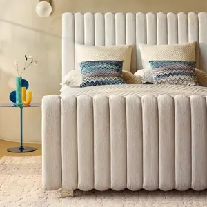 BERNHARDT Silhouette Upholstered Panel King Bed