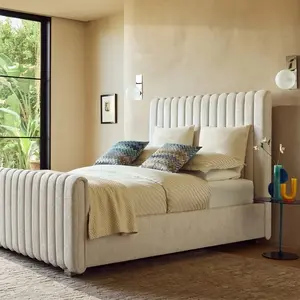 BERNHARDT Silhouette Upholstered Panel King Bed