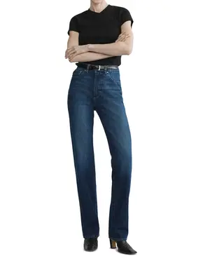 DL1961 Cate Classic High Rise Straight Jeans