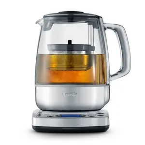 BREVILLE Infusion One-touch Tea Maker - Silver/clear