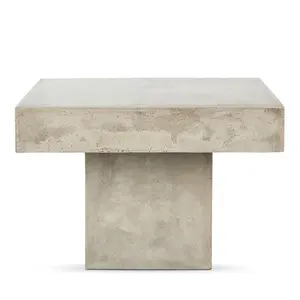 SAFAVIEH Tallen Indoor/outdoor Modern Concrete Coffee Table - Dark Gray