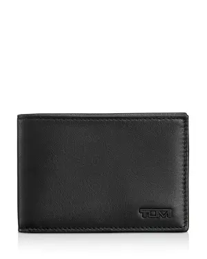Tumi Delta Slim Single Billfold Wallet With Rfid - Black