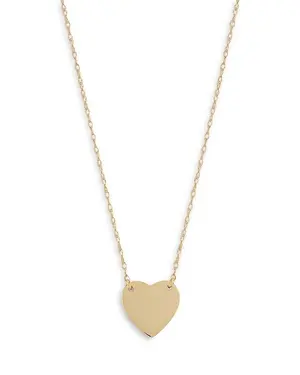 MOON & MEADOW 14k Yellow Heart Pendant Necklace - Gold
