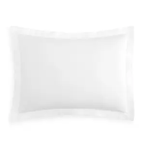 MATOUK Luca Satin Stitch Boudoir Sham - White