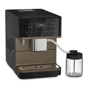 MIELE Cm 6360 Milk Perfection Fully Automatic Coffee System Obsidian Black Bronze Pearl Finish