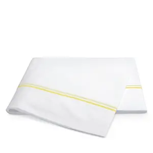 MATOUK Essex Flat Sheet, King Lemon