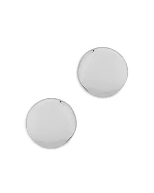 Bloomingdale'S Button Stud Earrings - White