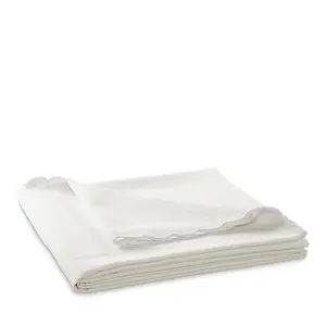 MATOUK Diamond Pique Coverlet, Twin - Bone