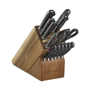 WUSTHOF Classic 15 Piece Knife Set - Black