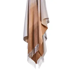 MATOUK August Ombre Oversized Cashmere Throw