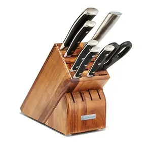 WUSTHOF Classic Ikon 8-piece Knife Set - Black
