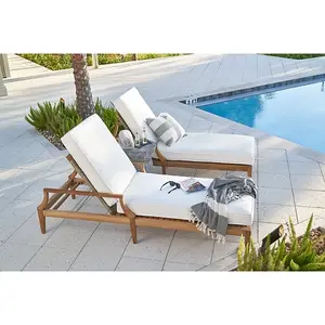 UNIVERSAL Bloomingdale's Chesapeake Chaise Lounge - Wood/med Brown