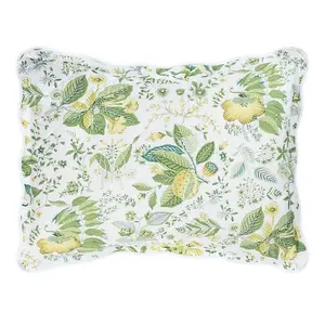 MATOUK Schumacher Pomegranate Quilted King Sham - Citrus
