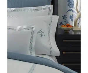 MATOUK Schumacher Prado Duvet Cover, Full/queen - Hazy Blue
