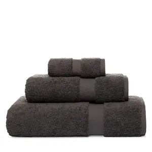 MATOUK Lotus Washcloth Charcoal Gray