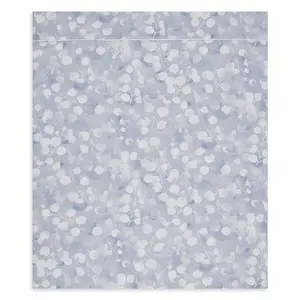 ANNE DE SOLENE Rosee Flat Sheet, King Bleu