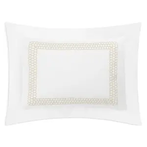 MATOUK Liana Boudoir Sham Champagne Ivory