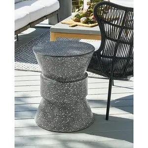 UNIVERSAL Stinson Accent Table - Speckled Gray Concrete