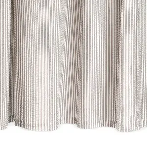 MATOUK Matteo Seersucker Shower Curtain - Bark