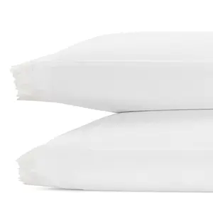 MATOUK Virginia King Pillowcases, Pair - White