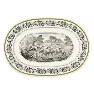 VILLEROY & BOCH Audun 13.25 Oval Platter - Ferme
