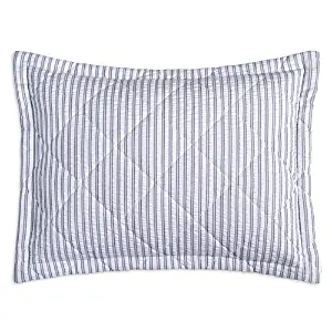 MATOUK Matteo Quilted Boudoir Sham Sea
