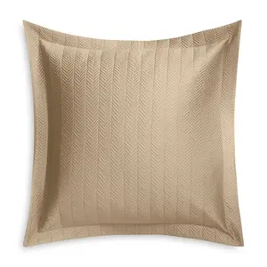 MATOUK Netto Quilted Euro Sham Champagne