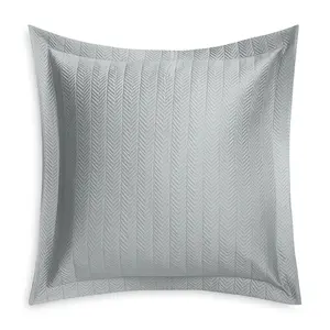 MATOUK Netto Quilted Euro Sham - Pool