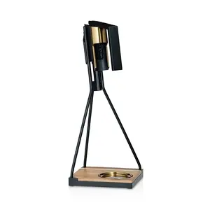 RABBIT Rbt Tabletop Corkscrew - Gold/black With Wood Accents